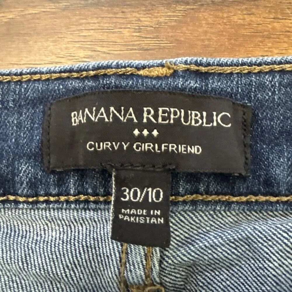 Banana Republic | Jeans | Banana Republic Curvy Girlfriend Jeans Womens ...